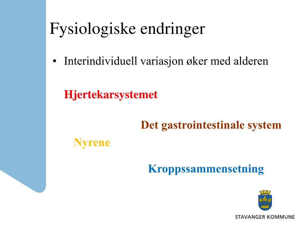 PPT - Farmakokinetikk og farmakodynamikk hos eldre PowerPoint ...