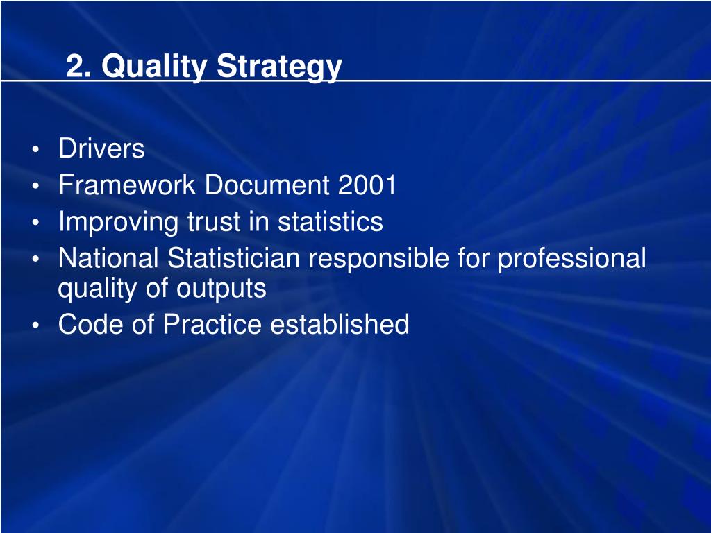 PPT - Enhancing Quality Standards in the UK Office for National ...