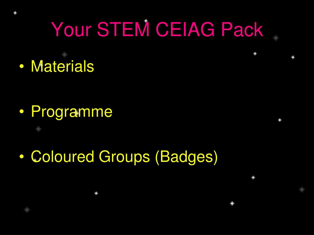 PPT - Welcome to: The Northern Ireland STEM CEIAG Conference “Let’s do ...