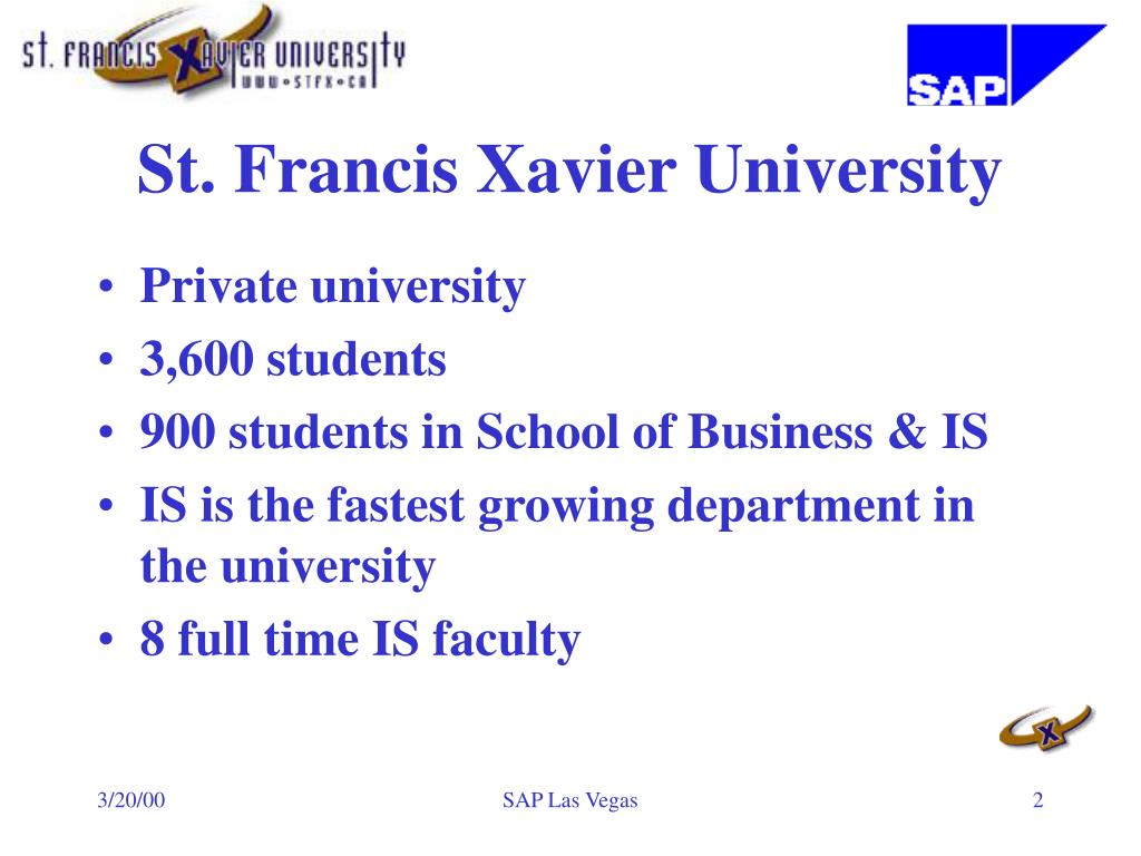 PPT - SAP@ STFX Ron MacKinnon Chair, IS Department Gerald Schwartz ...