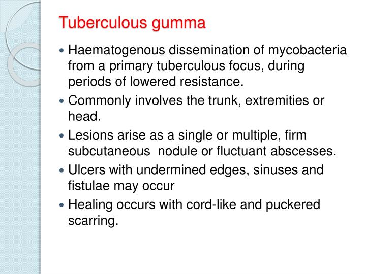 PPT - Cutaneous tuberculosis PowerPoint Presentation - ID:3888180