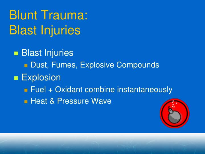 PPT - Blunt Trauma PowerPoint Presentation - ID:3888296