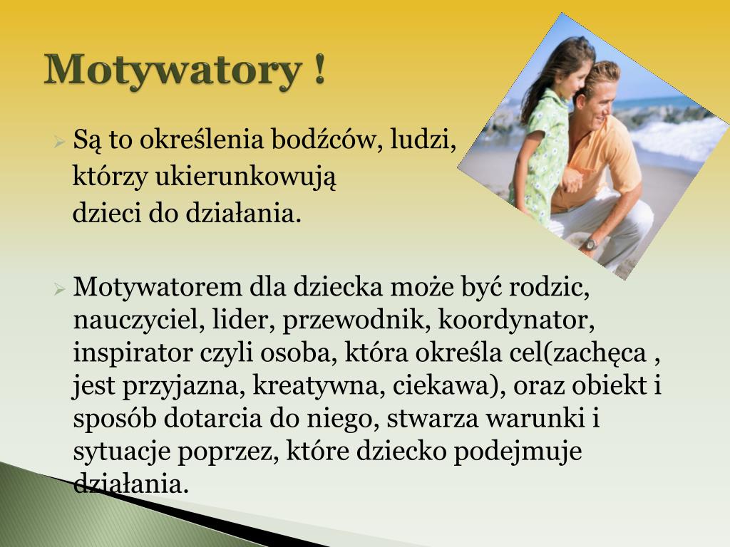 PPT - Sposoby motywowania dzieci do nauki. PowerPoint Presentation ...