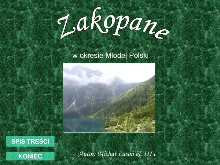 PPT - Zakopane PowerPoint Presentation, free download - ID:3888517