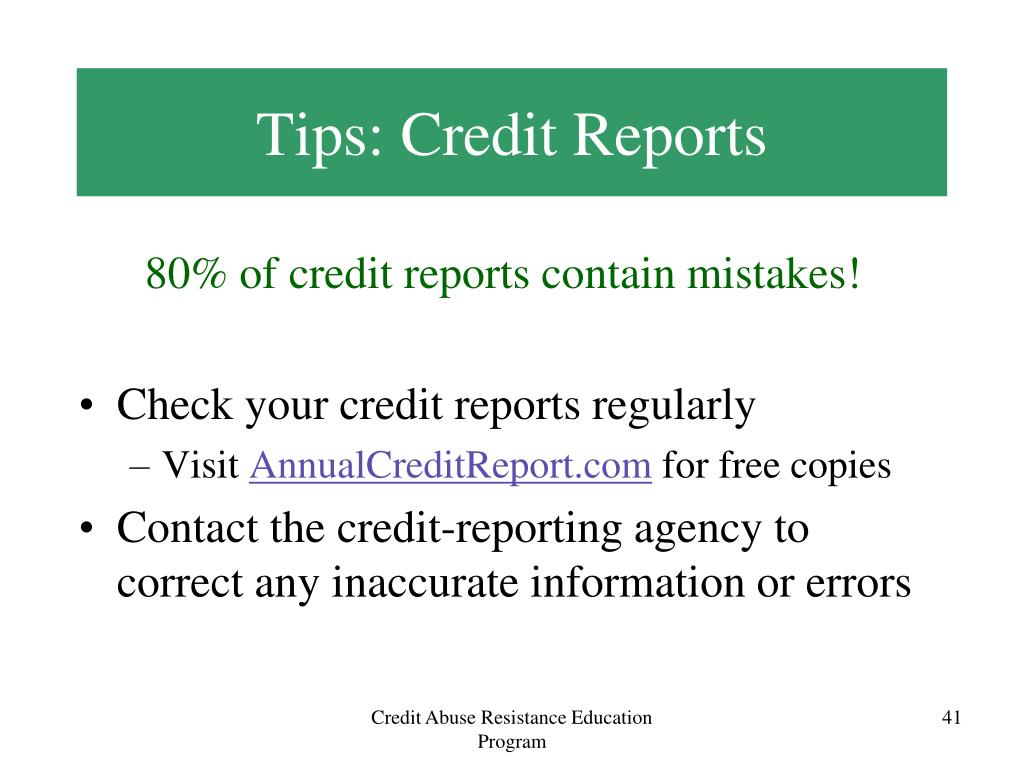 PPT - Credit Abuse Resistance Education PowerPoint Presentation, free ...