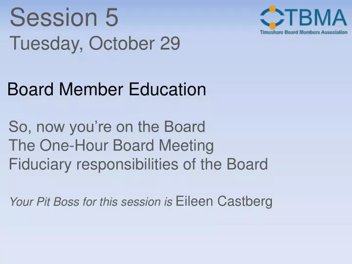 PPT - Board Member Education PowerPoint Presentation, free download ...