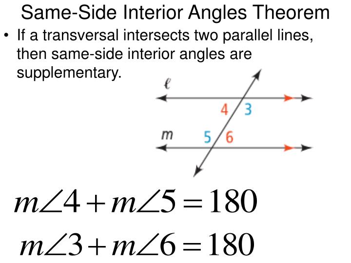 Same Side Interior Angles Theorem Home Designs