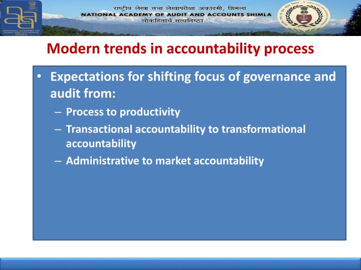 PPT - Role of Accountability and Audit in Government Dr.MCR Human ...