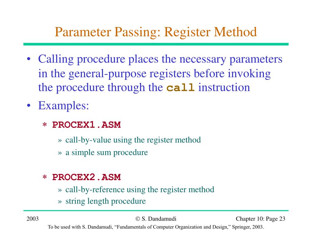 PPT - Procedures and the Stack PowerPoint Presentation, free download ...
