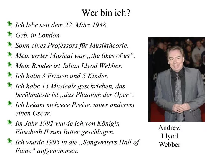 PPT - Wer bin ich? PowerPoint Presentation, free download - ID:3895877
