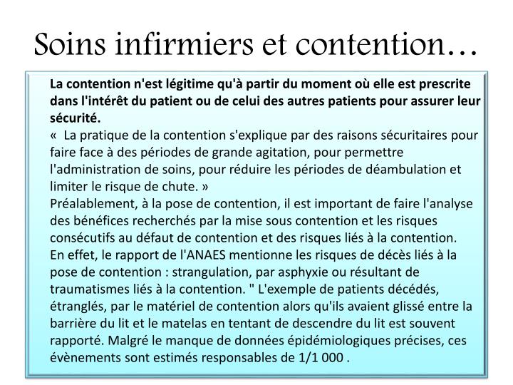 PPT - La Contention en Psychiatrie PowerPoint Presentation - ID:3895903