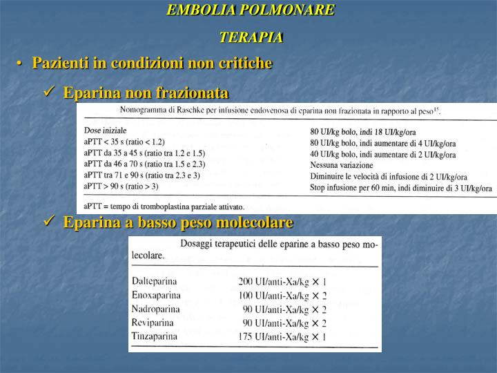 PPT - Embolia Polmonare Fisiopatologia PowerPoint Presentation - ID:3896008