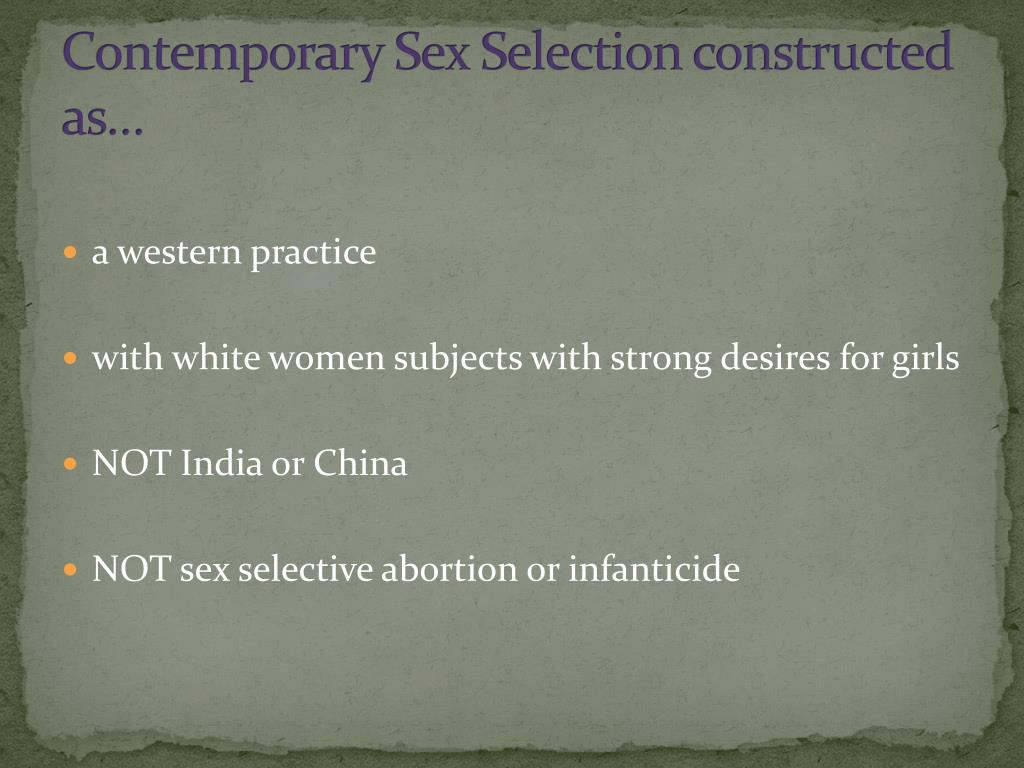 Ppt Cross Border Sex Selection Powerpoint Presentation Free Download