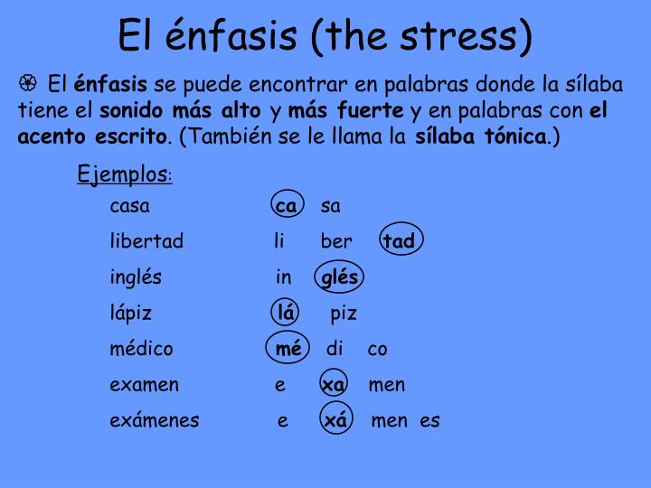 PPT - Los acentos ortográficos en el español PowerPoint Presentation ...