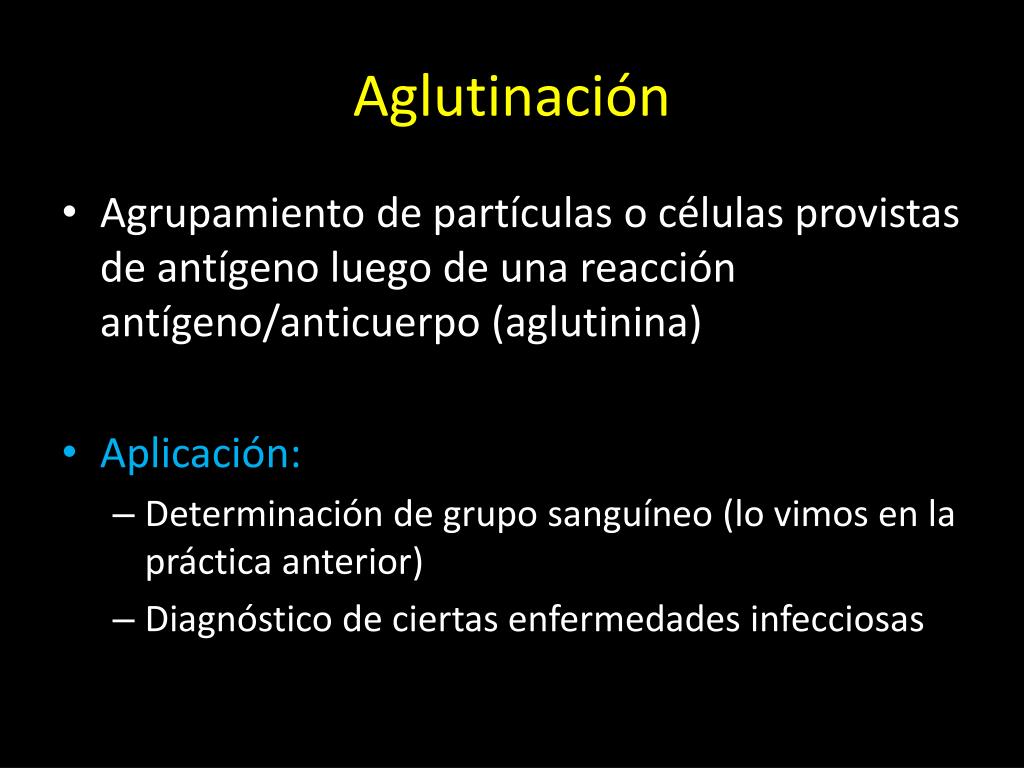 PPT - REACCIONES DE AGLUTINACIÓN PowerPoint Presentation, free download ...