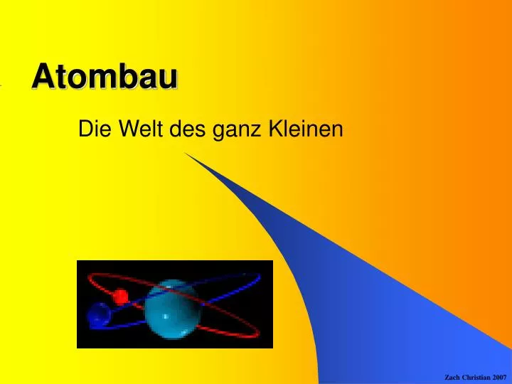 PPT - Atombau PowerPoint Presentation, free download - ID:3898942