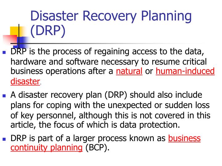 PPT - Disaster Recovery Planning (DRP) PowerPoint Presentation - ID:3899061 PPT - Disaster Recovery Planning (DRP) PowerPoint Presentation - ID:3899061