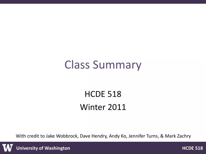 PPT - Class Summary PowerPoint Presentation, free download - ID:3899387