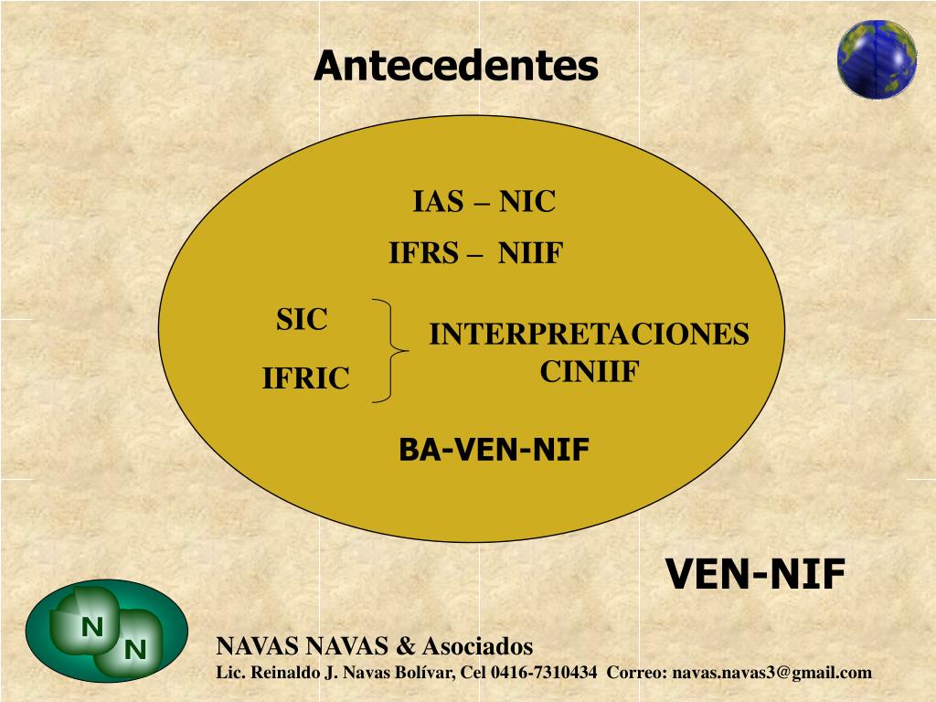 PPT - ADOPCIÓN DE LAS NORMAS INTERNACIONALES DE INFORMACIÓN FINANCIERA ...