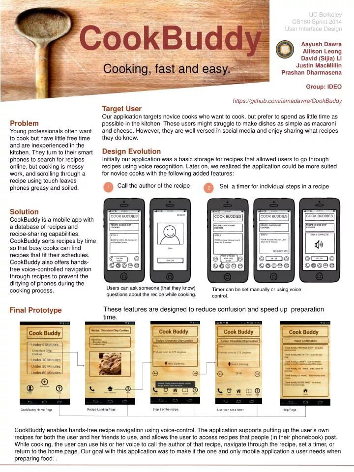 PPT - UC Berkeley CS160 Sprint 2014 User Interface Design PowerPoint ...