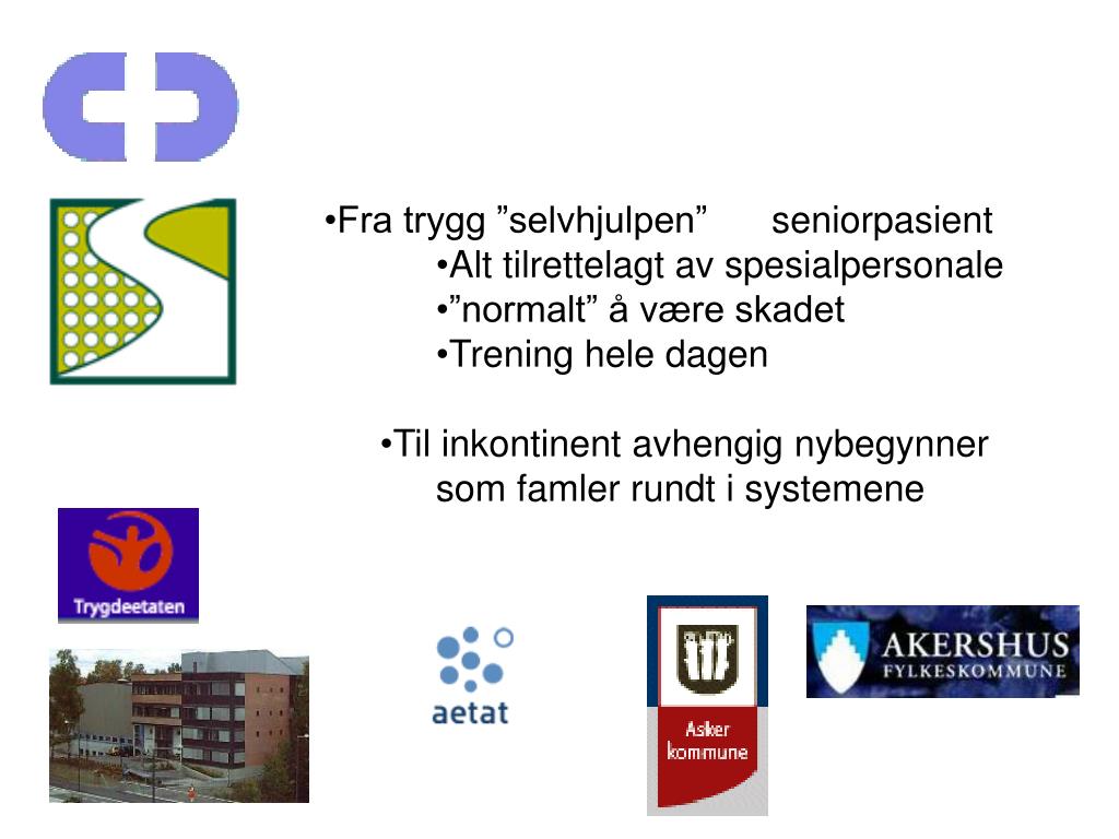 PPT - Når livet forandrer seg (fra Syklistenes landsforening til Norges ...