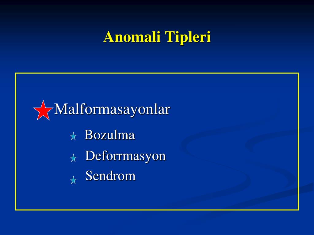 PPT - KONJENİTAL MALFORMASYONLAR (Doğum Defektleri) % 4 - 6 PowerPoint ...