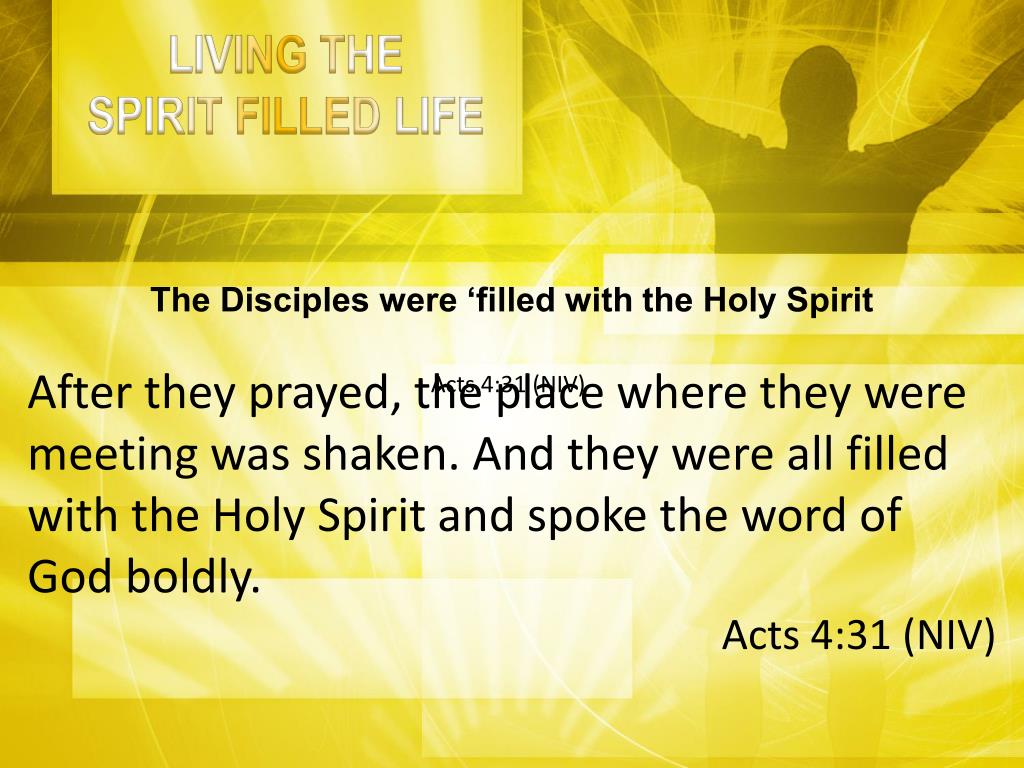 PPT - Living the Spirit Filled Life PowerPoint Presentation, free ...