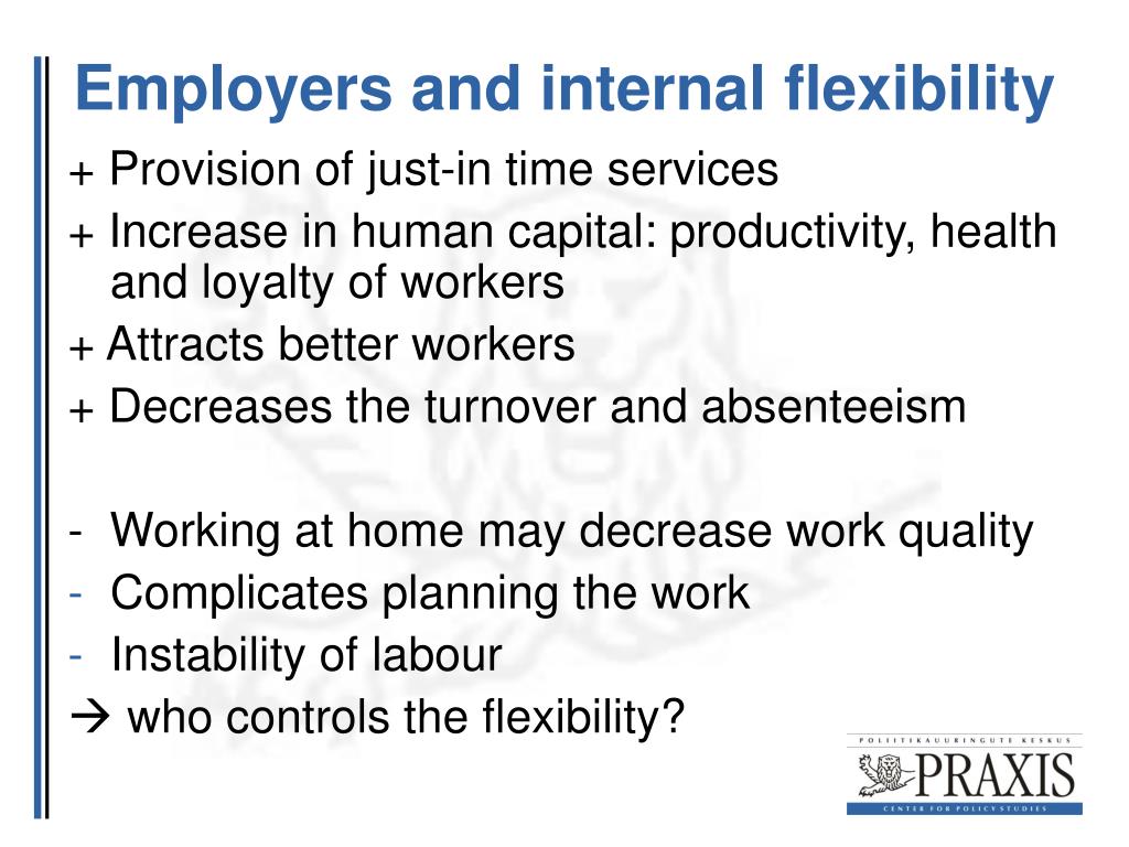 PPT - FLEXIBLE FORMS OF EMPLOYMENT: influence on the employees ...