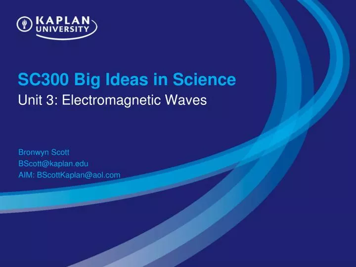 PPT - SC300 Big Ideas in Science PowerPoint Presentation, free download ...