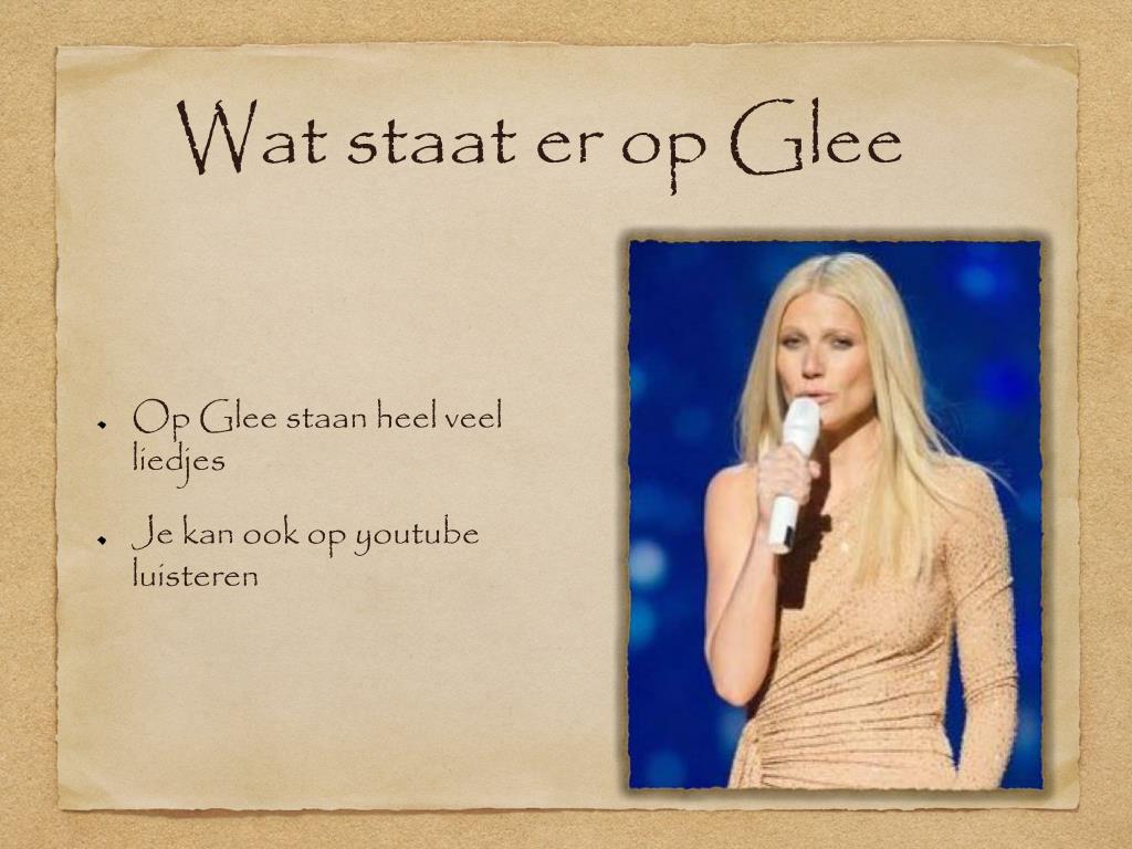 Ppt Glee Powerpoint Presentation Free Download Id 3903562