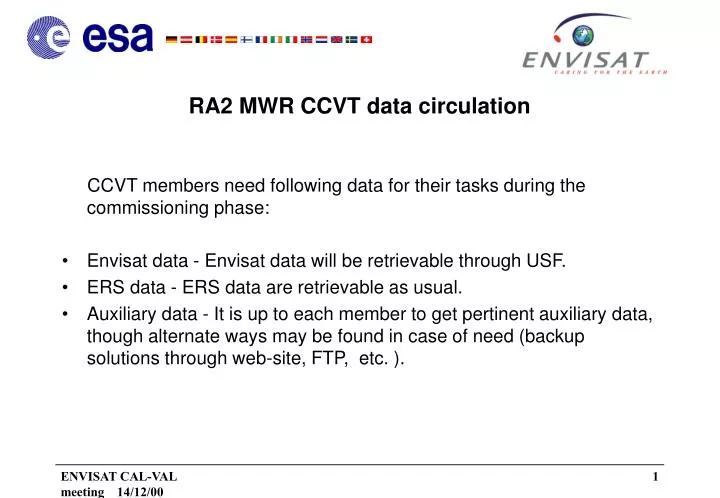 PPT - RA2 MWR CCVT data circulation PowerPoint Presentation, free ...