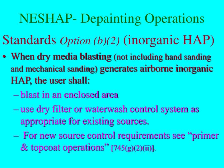 PPT - NESHAP info sources PowerPoint Presentation - ID:3905897