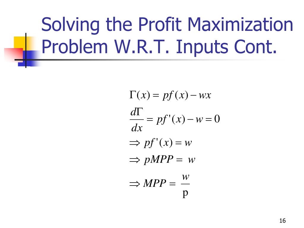 PPT - Profit Maximization PowerPoint Presentation, free download - ID ... PPT - Profit Maximization PowerPoint Presentation, free download - ID ...