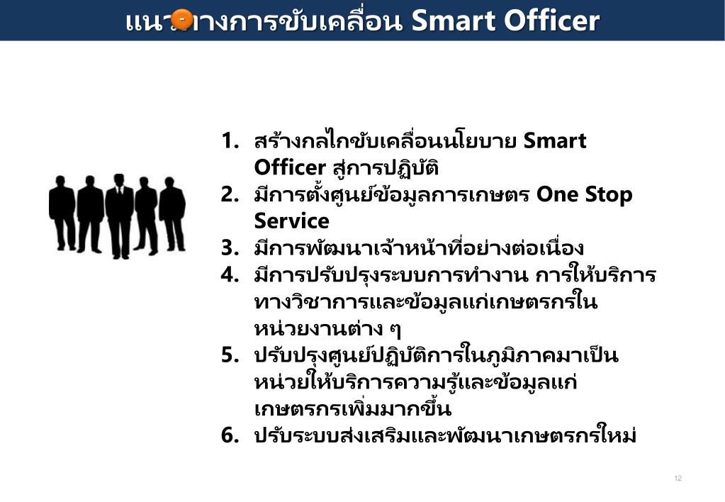 PPT - แนวทางการดำเนินงาน การ ขับเคลื่อนนโยบาย Smart Farmer และ Smart ...