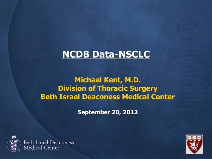 PPT - NCDB Data-NSCLC PowerPoint Presentation, free download - ID:3908369