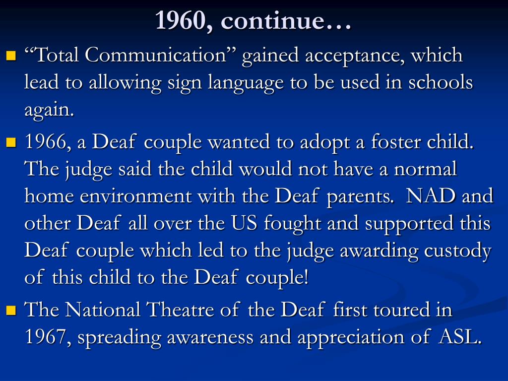 PPT - Brief History of Deaf America PowerPoint Presentation, free ...