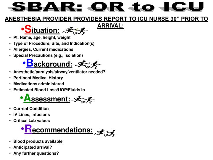 PPT - PACU/ICU Handoffs PowerPoint Presentation - ID:3908962