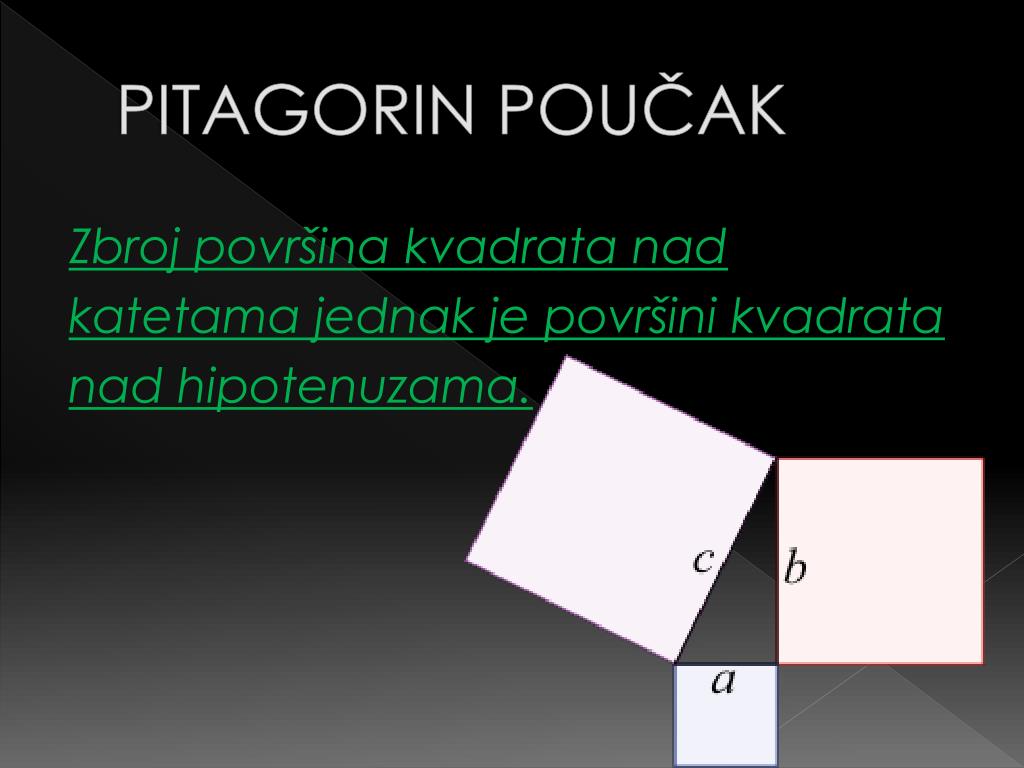 PPT - PITAGORIN POUČAK NA TERENU PowerPoint Presentation, free download ...