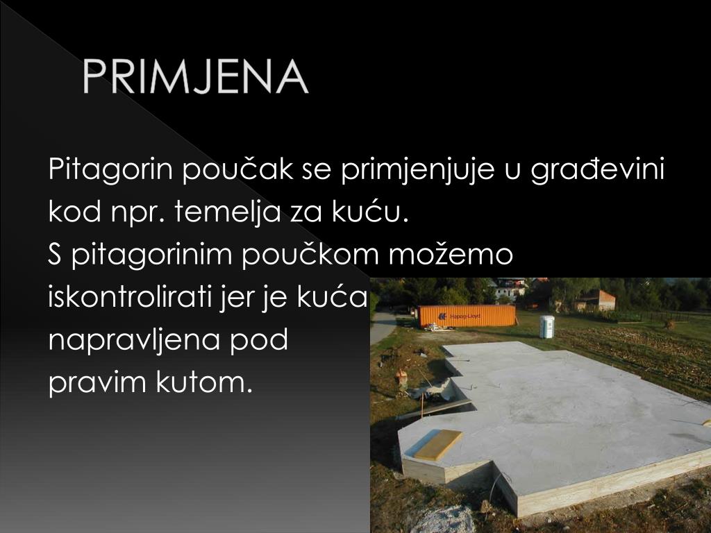 PPT - PITAGORIN POUČAK NA TERENU PowerPoint Presentation, free download ...