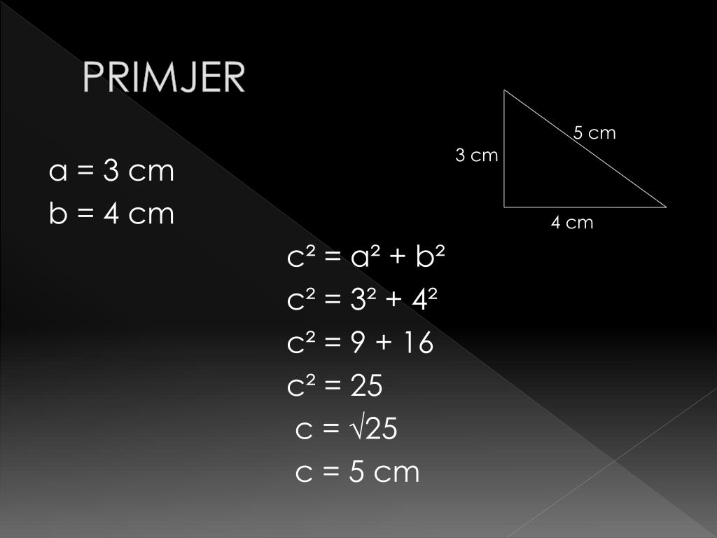 PPT - PITAGORIN POUČAK NA TERENU PowerPoint Presentation, free download ...