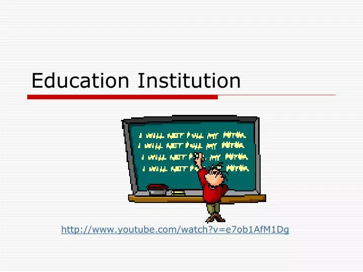PPT - Education Institution PowerPoint Presentation, free download - ID ...