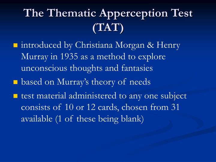 PPT - Projective Personality Tests PowerPoint Presentation - ID:3911943