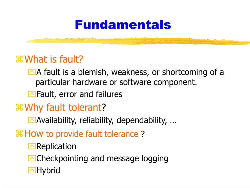 PPT - Fault Tolerant Distributed Computing system. PowerPoint ... PPT - Fault Tolerant Distributed Computing system. PowerPoint ...