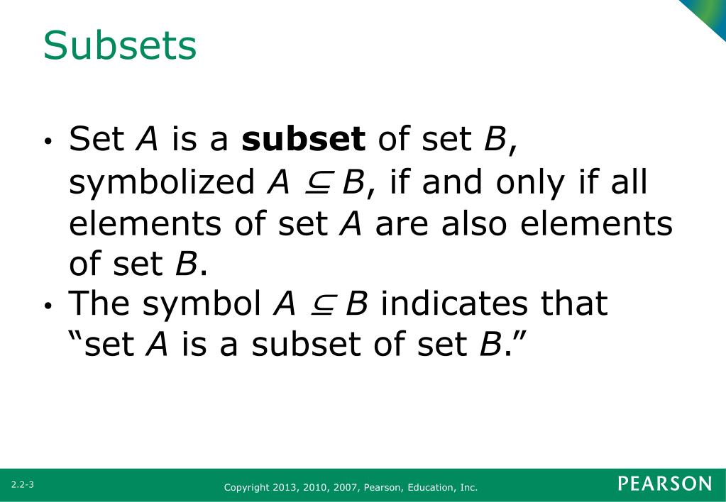 PPT Section 2 2 Subsets PowerPoint Presentation Free Download ID PPT Section 2 2 Subsets PowerPoint Presentation Free Download ID