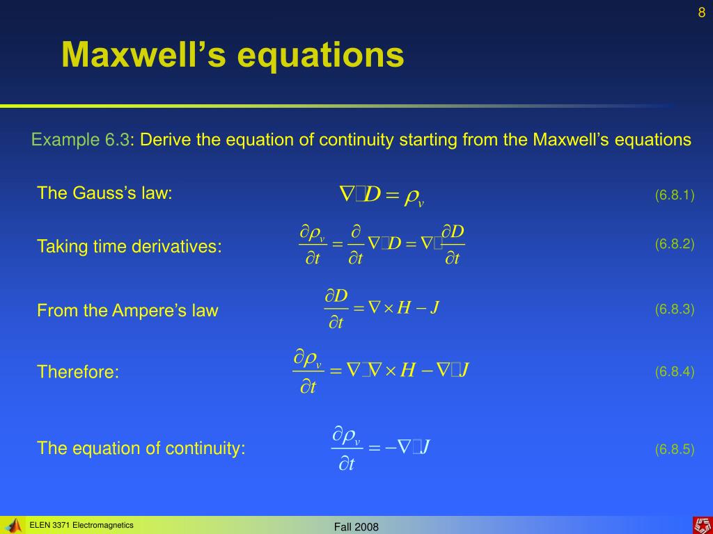PPT - Lecture 6: Maxwell’s Equations PowerPoint Presentation, free ... PPT - Lecture 6: Maxwell’s Equations PowerPoint Presentation, free ...