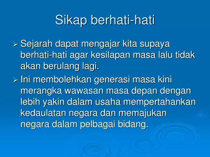 PPT - Sikap berhati-hati PowerPoint Presentation, free download - ID ...