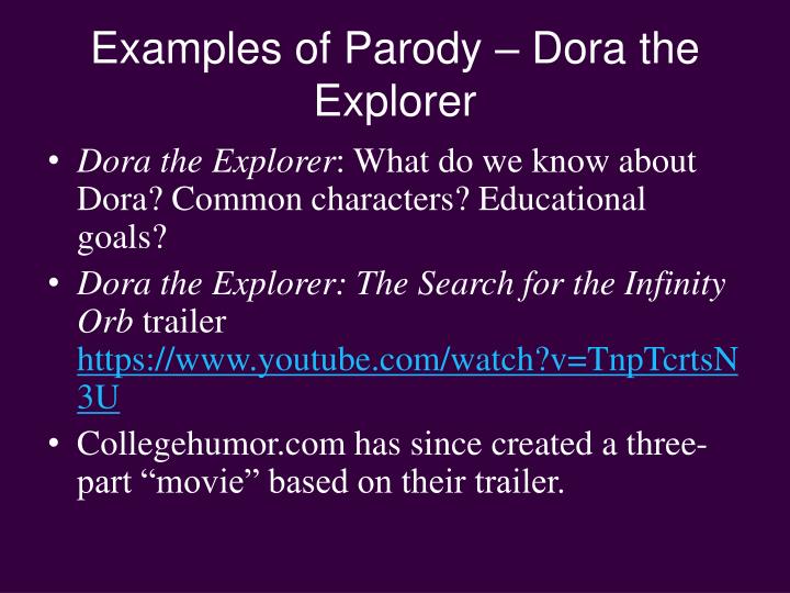 PPT - Parody and Satire PowerPoint Presentation - ID:3918064