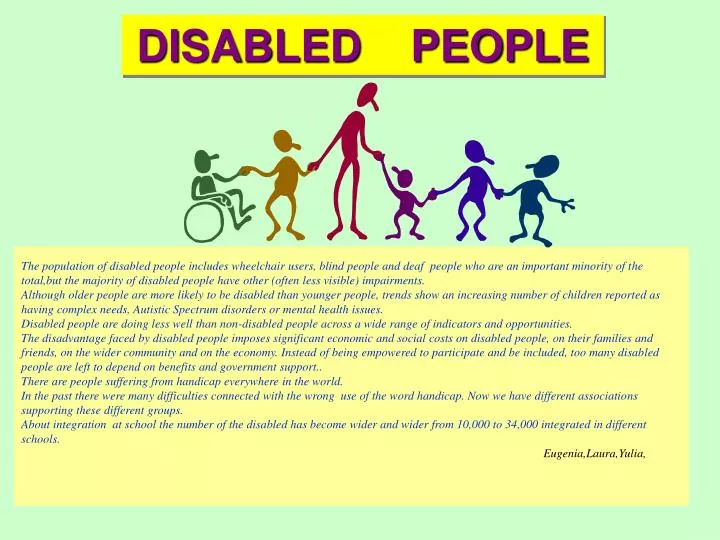 PPT - DISABLED PEOPLE PowerPoint Presentation, free download - ID:3918083