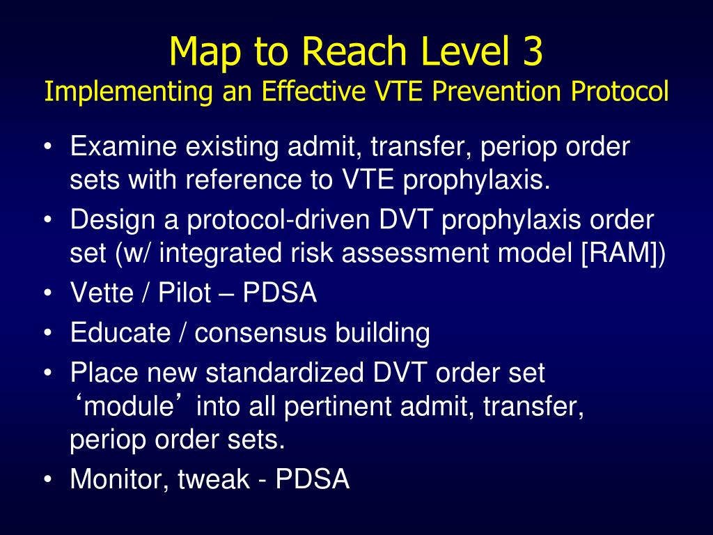PPT - Venous Thromboembolism (VTE) Prevention in the Hospital ...
