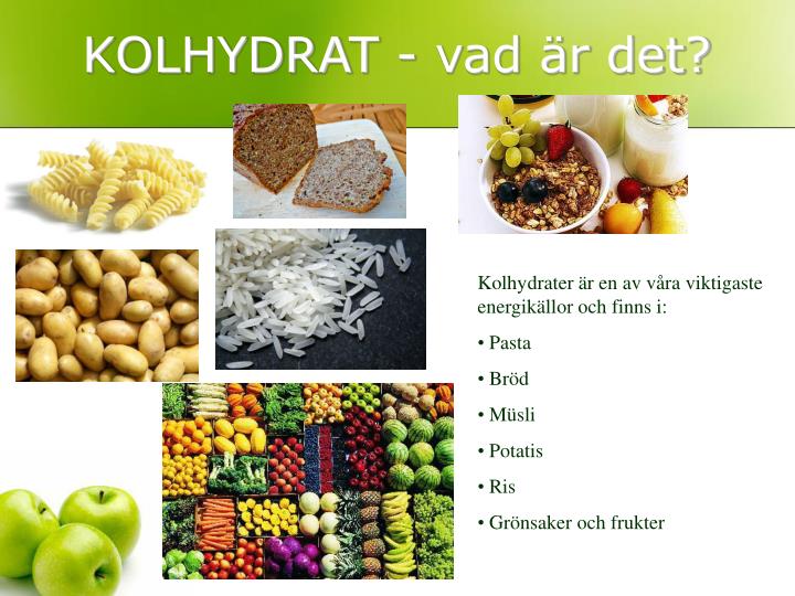 PPT - HÄLSA, KOST OCH TRÄNING PowerPoint Presentation - ID:3919843
